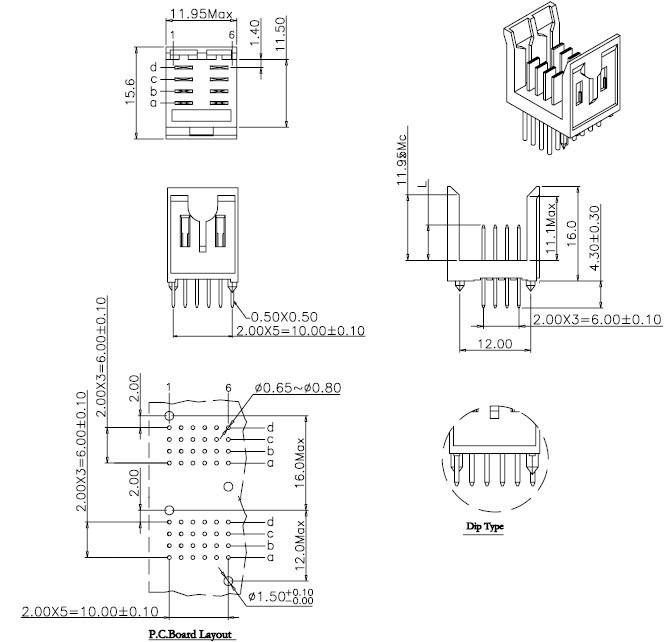 Future Bus connector (4 Row,Male Power Straight) manufacturer ...