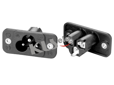 C6 AC Power Inlet Solder Type manufacturer & supplier - KLS Electronic ...