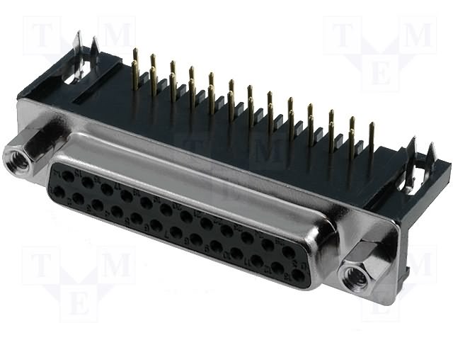 DR 2 Row D-SUB Connector,9P 15P 25P 37P Male Female Right angle,8.1mm ...