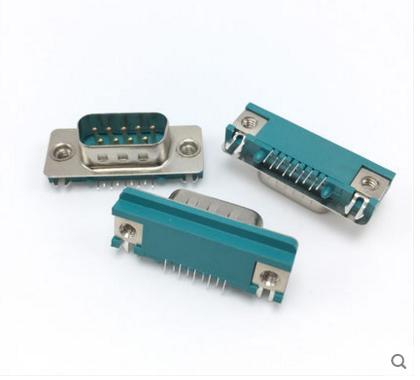 DR 2 Row SlimType D-SUB Connector 9P Male Female Right angle ...