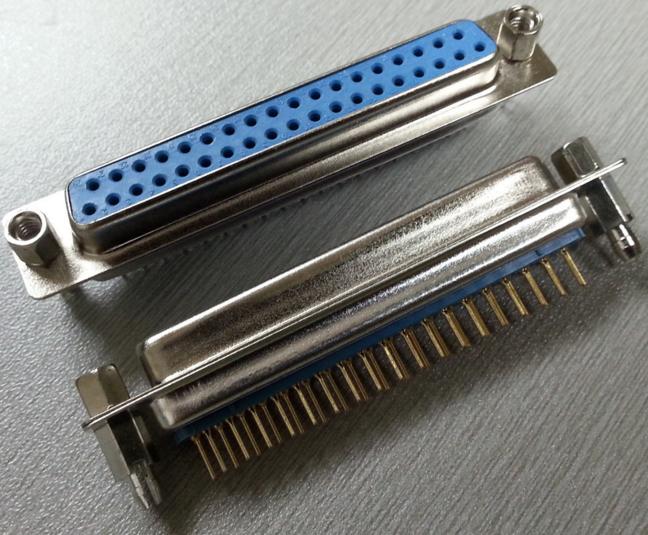 DP 2 Row D-SUB Connector,PCB Riveting Type,9P 15P 25P 37P 50P Male ...