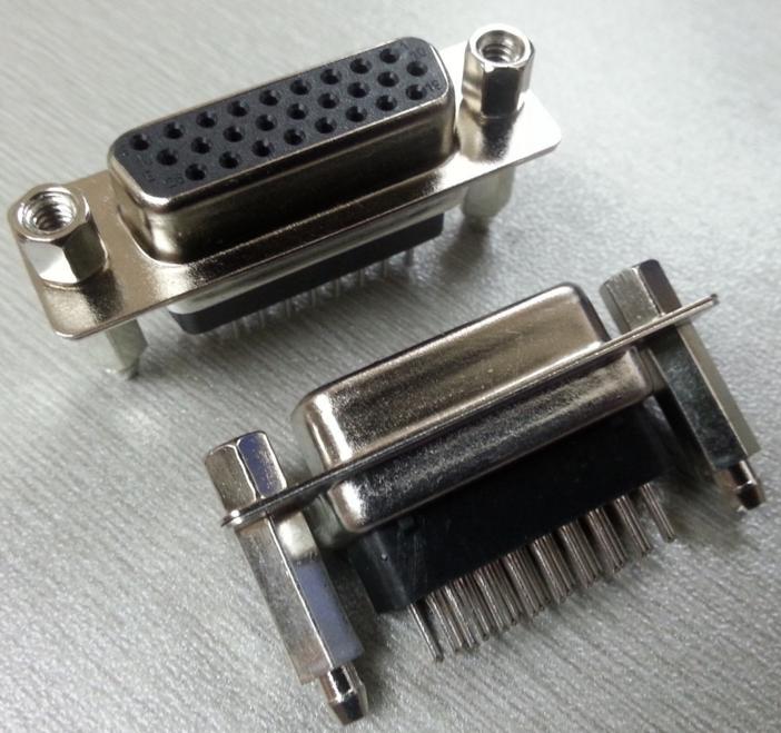HDP 3 Row D-SUB Connector,PCB Type,15P 26P 44P 62p Male Female manufacturer & supplier - KLS ...