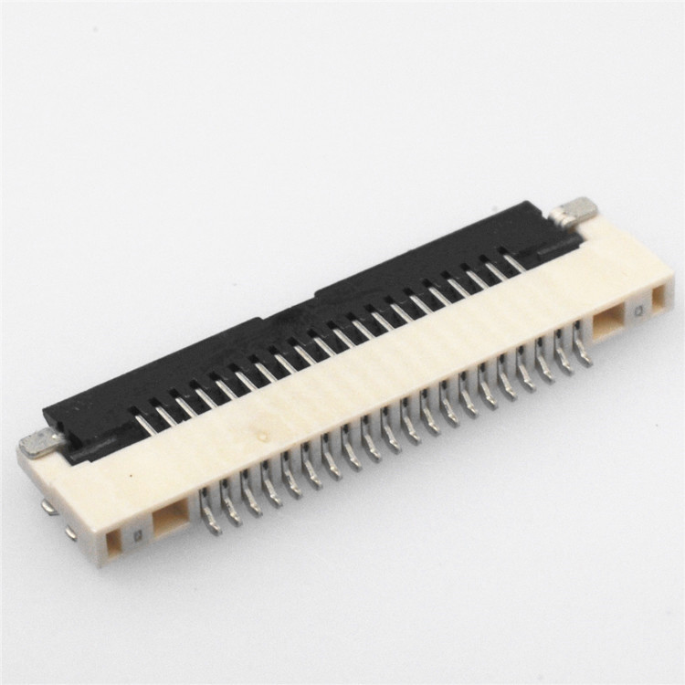0.5mm hinged lock SMT H1.2mm bottom contacts FPC/FFC connectors ...
