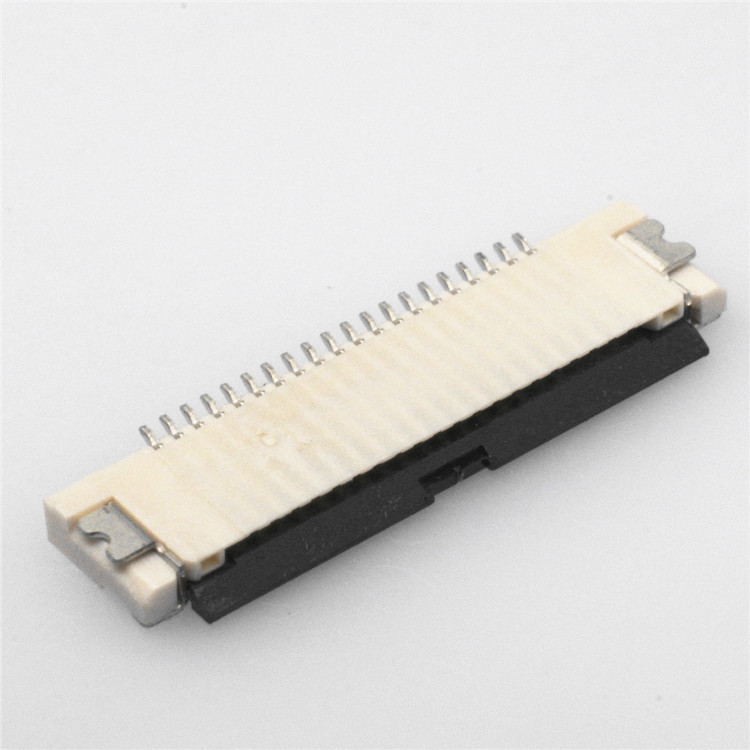 0.5mm hinged lock SMT H1.2mm bottom contacts FPC/FFC connectors ...