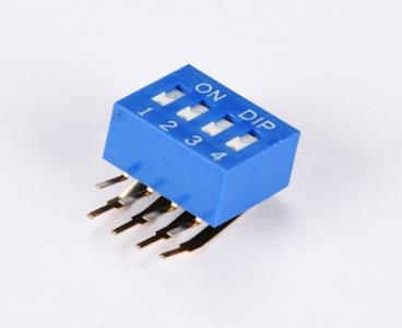 SPST Standard Right angle Recessed Type dip switch 1~12pins ...