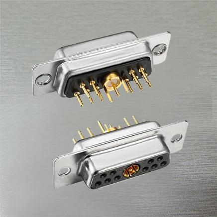 11W1 D-SUB Coaxial Connectors (RF) Female & Male manufacturer ...