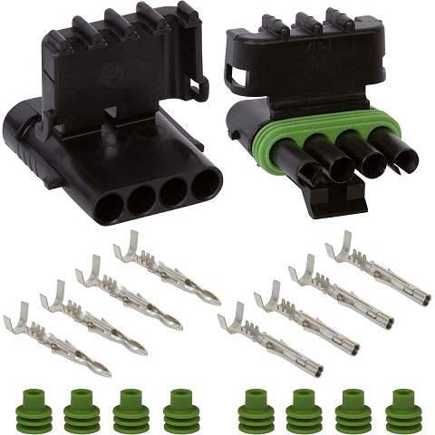 Weather-Pack Automotive Connector 2.5 Series 1,2, 3, 4, 6position ...