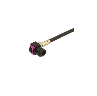 HSD FAKRA connector jack,right angle spring pin for crimping 4 pins ...