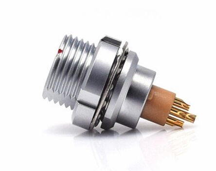 Push-pull self-latching B connectors EEG fixed socket manufacturer ...