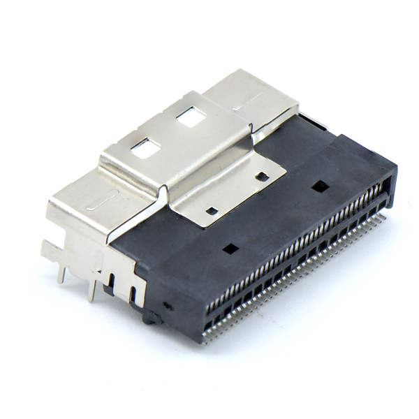 SAS Connector Horizontal SMT 90° Female Housing manufacturer & supplier ...
