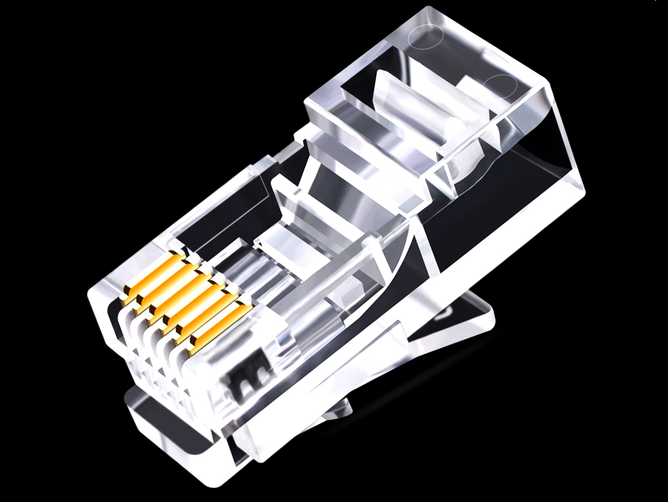 UTP CAT3 6P6C RJ12 Modular plugs Long type manufacturer & supplier ...