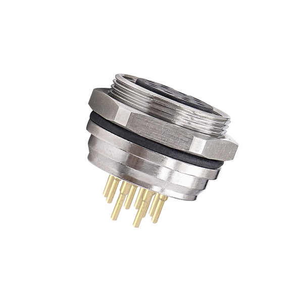 Female Soldering ,PCB mount,Front lock, M16 Circular Connectors C091 ...