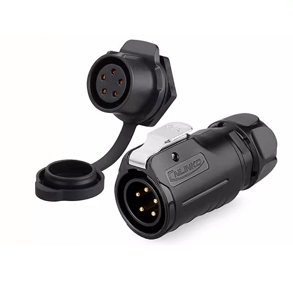 M20 Plastic circular connectors,IP67,Male plug& Female socket ...