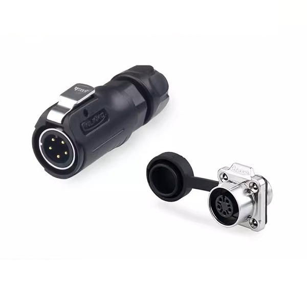 M12 Plastic und Metall circular connectors,IP67,Male plug& Female ...