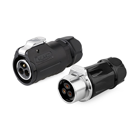 M20 Plastic circular connectors,IP67,Male plug& Female socket ...